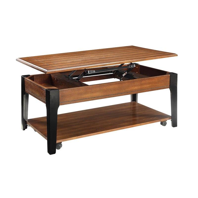 80260 Acme Furniture Magus Cherry Coffee Table With Lift Top
