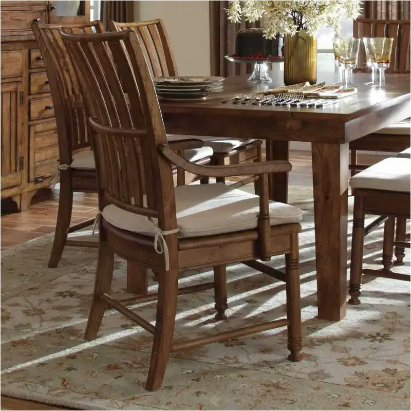 34-062 Kincaid Furniture Homecoming - Oak Farmhouse Arm Chair-oak 34-062 Kincaid Furniture Homecoming - Oak Farmhouse Arm Chair-oak