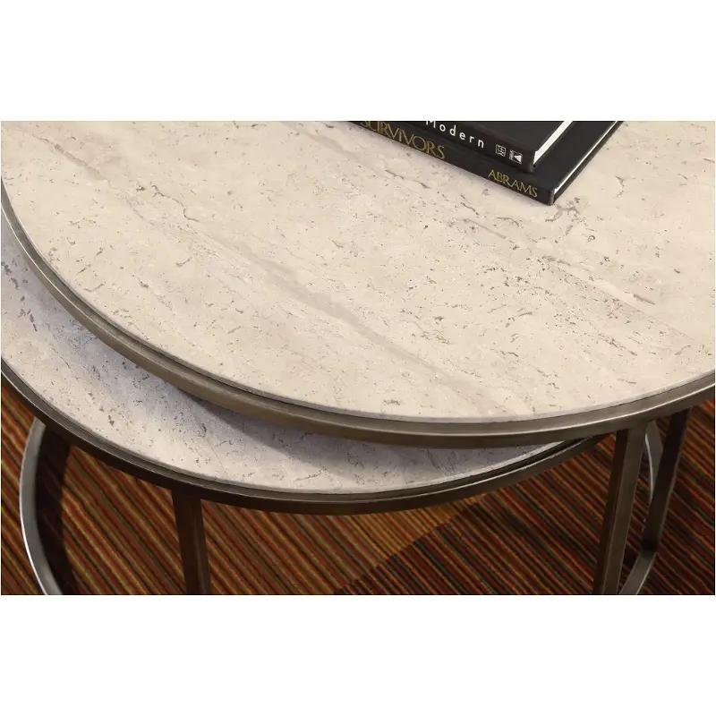 190 911 Hammary Furniture Modern Basics Round Cocktail Table