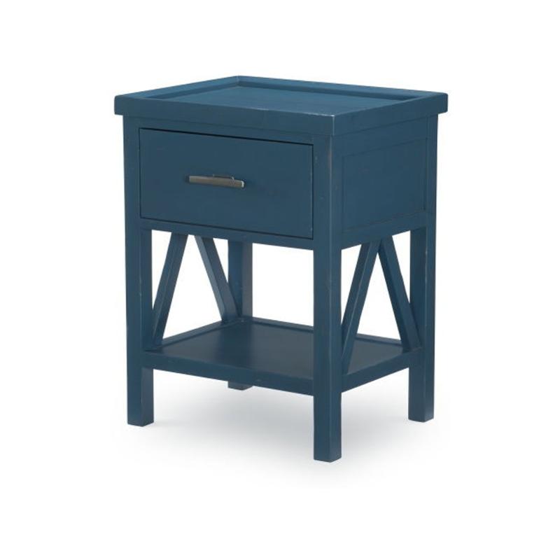 8972-3101 Legacy Classic Furniture Open Night Stand - Blue