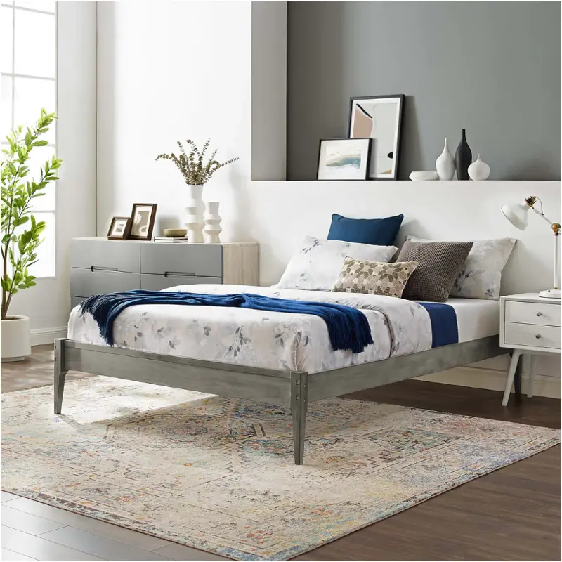 Mod-6246-gry Modway Furniture June Bed Frame