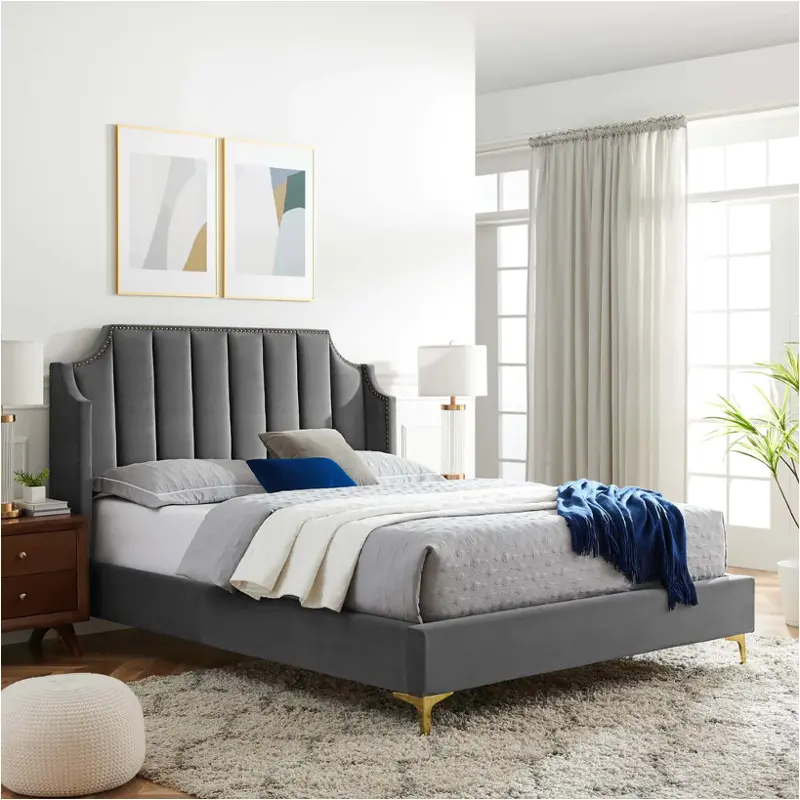 Mod-6412-gry Modway Furniture Daniella Bed