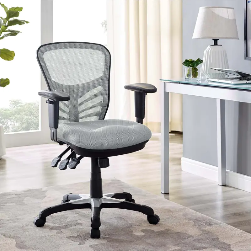 Eei-757-gry Modway Furniture Articulate Mesh Office Chair
