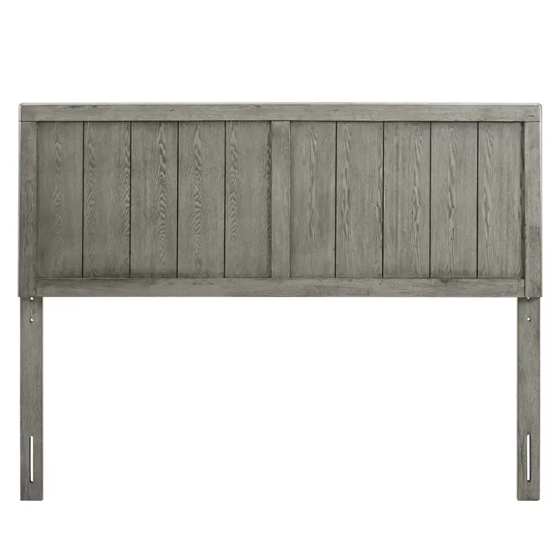 Mod-6217-gry Modway Furniture Robbie Full Wood Headboard - Grey