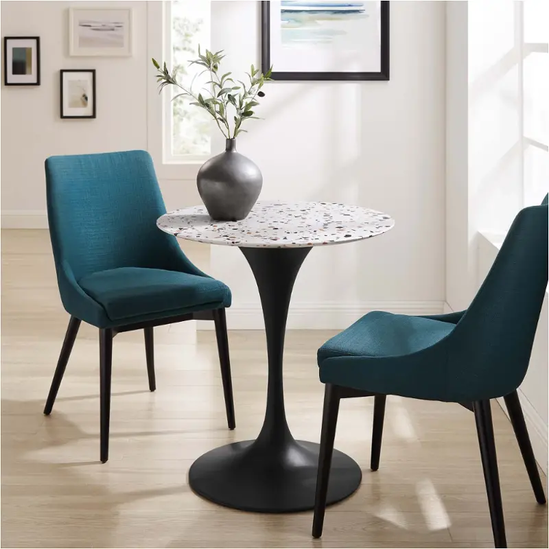 Eei-5700-blk-whi Modway Furniture Lippa Dining Table