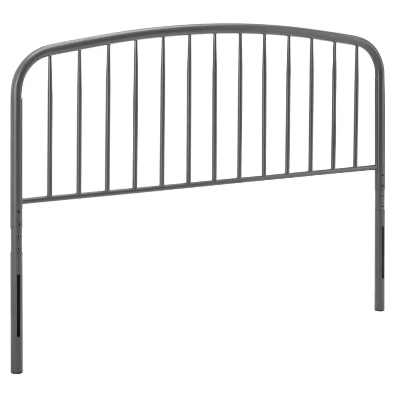 Mod-6151-gry Modway Furniture Nova King Metal Headboard - Grey
