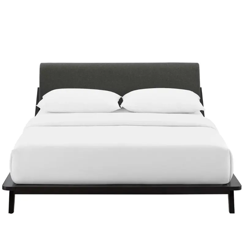 Mod 6047 cap gry Modway Furniture Luella Bed