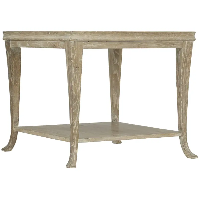 387122 Bernhardt Furniture Rustic Patina - Sand Side Table - Sand