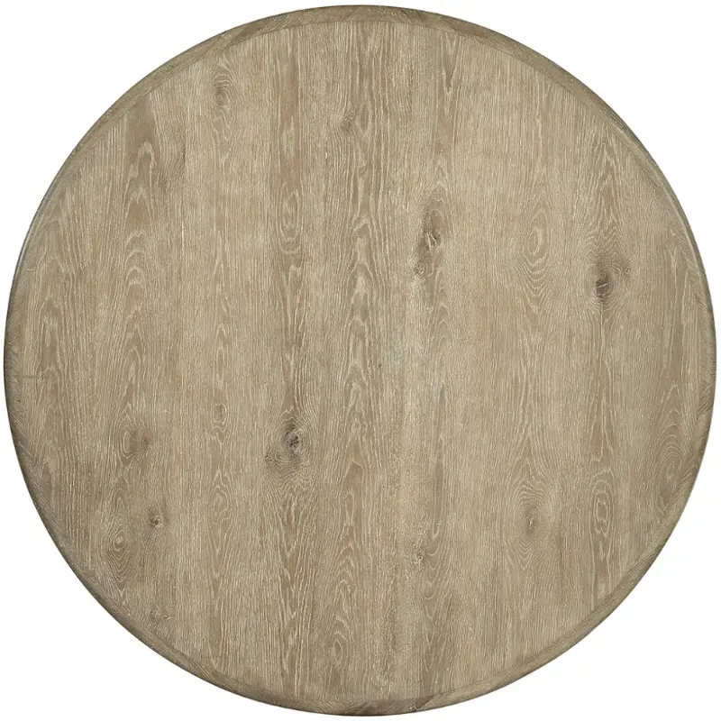 387272 Bernhardt Furniture Round Dining Table - Sand