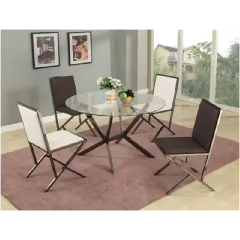 Lauren-gl48-t Chintaly Imports Furniture Lauren Dinette Table