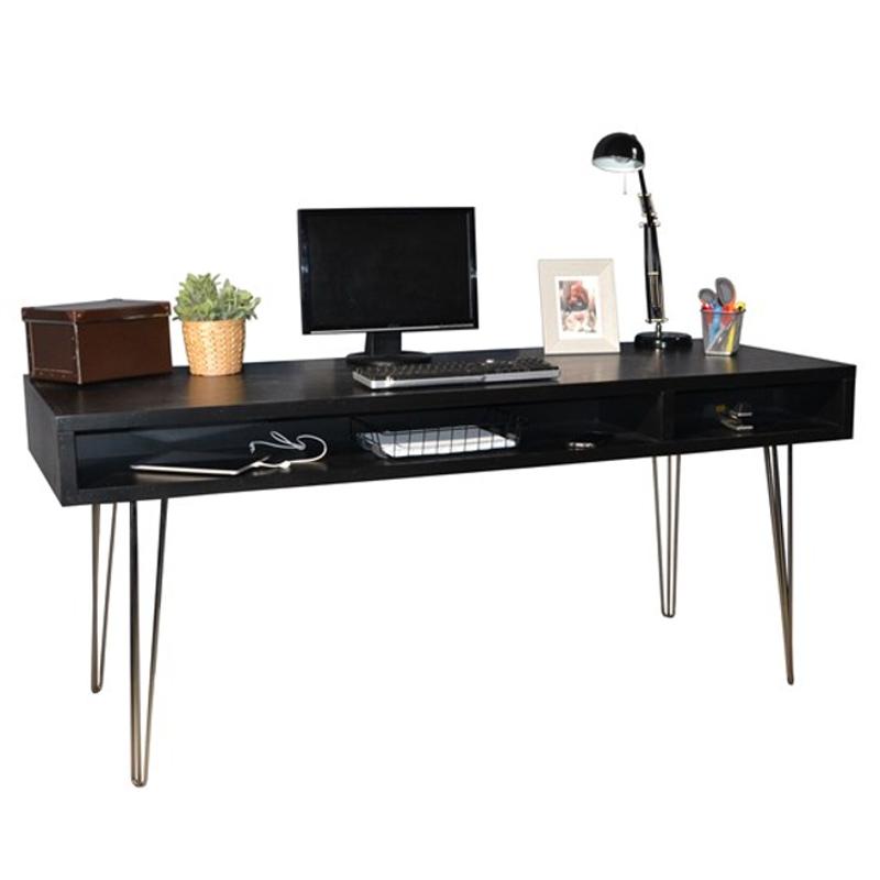 Os6012-blk Aspen Home Furniture Alder Creek 72 Inch Laptop Desk