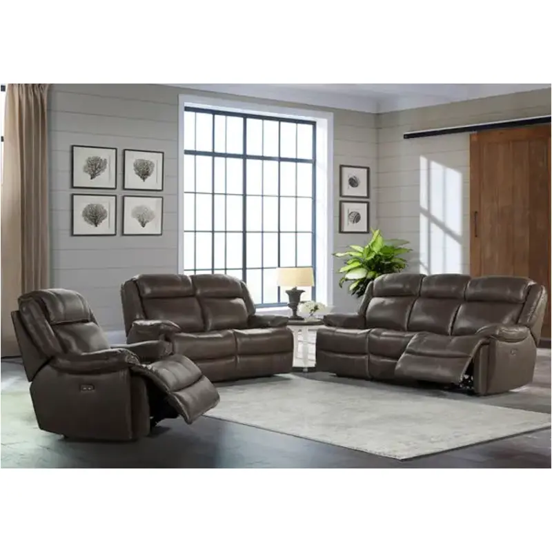 An-sf-387dpr-lt2-c Intercon Furniture Dual Power Reclining Sofa