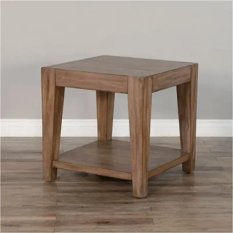 3148bu-e Sunny Designs Doe Valley Living Room Furniture End Table