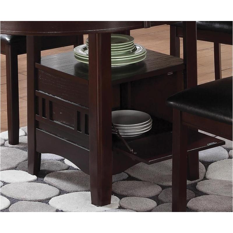 102671 Coaster Furniture Dining Table With Storage Base
