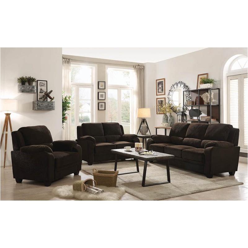 506245 Coaster Furniture Northend - Chocolate Loveseat