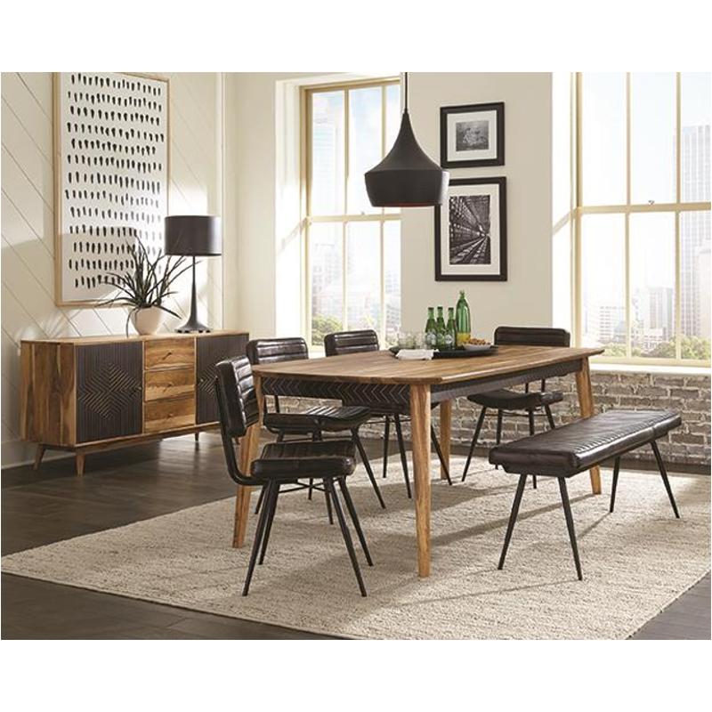 110571 Coaster Furniture Dining Table - Natural Sheesham