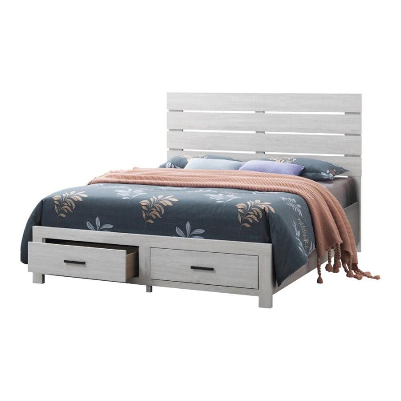 207050ke Coaster Furniture Brantford - Coastal White Bed