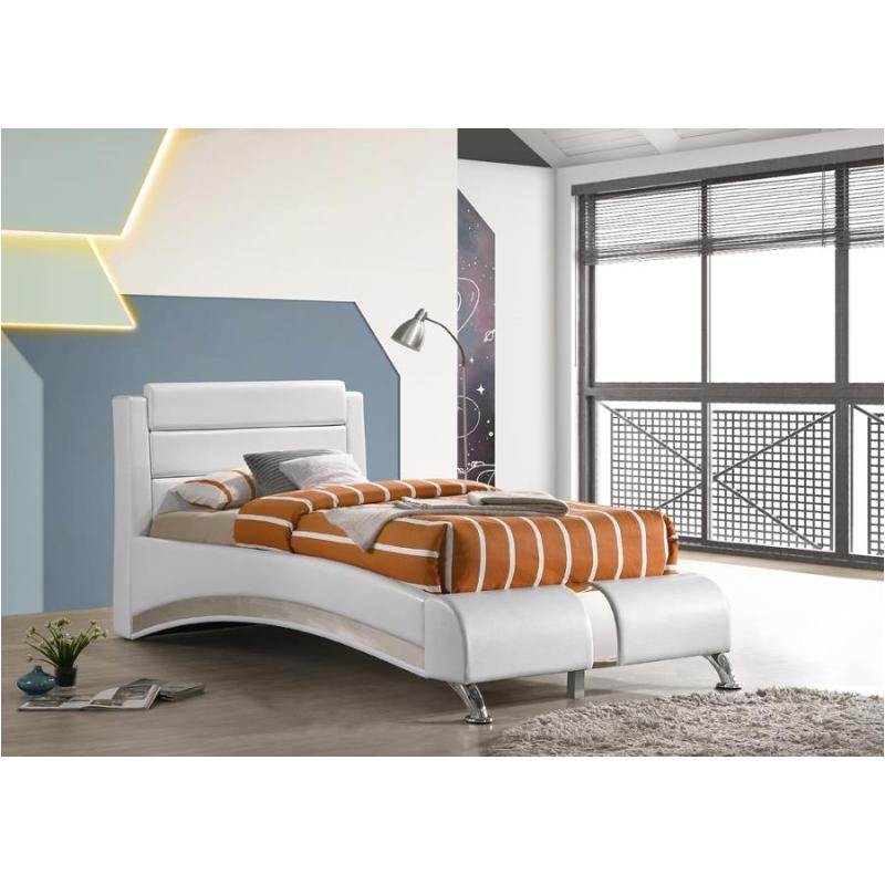 300345t Coaster Furniture Felicity Twin Bed Glossy White