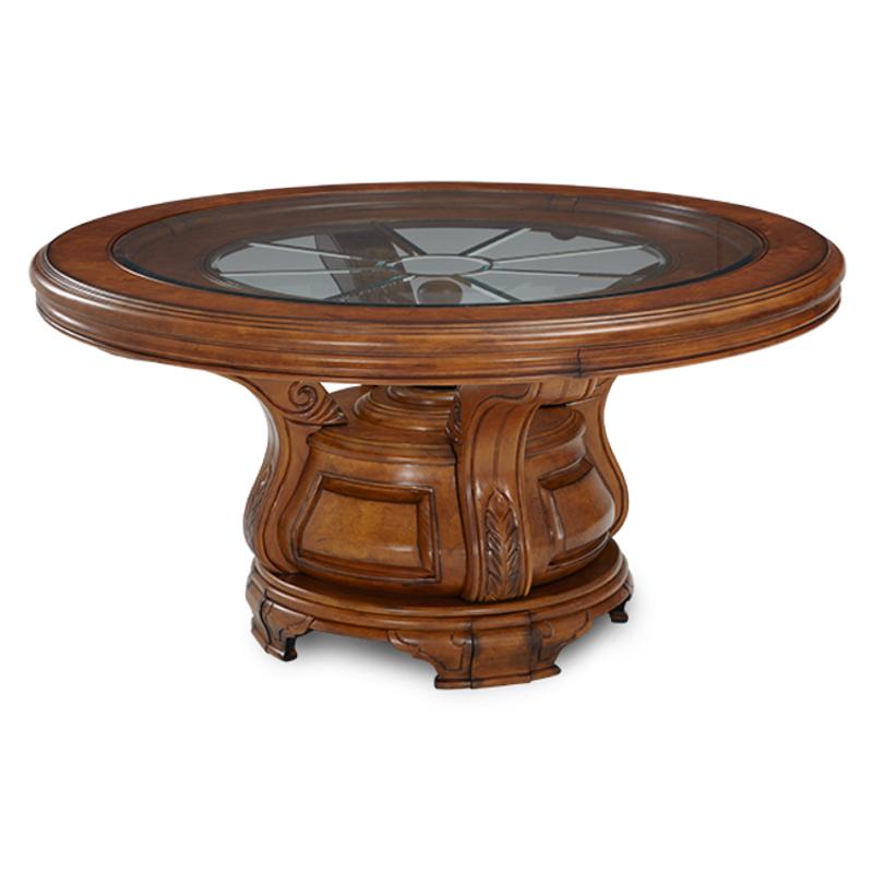 34001t-26 Aico Furniture Tuscano Round Dining Table
