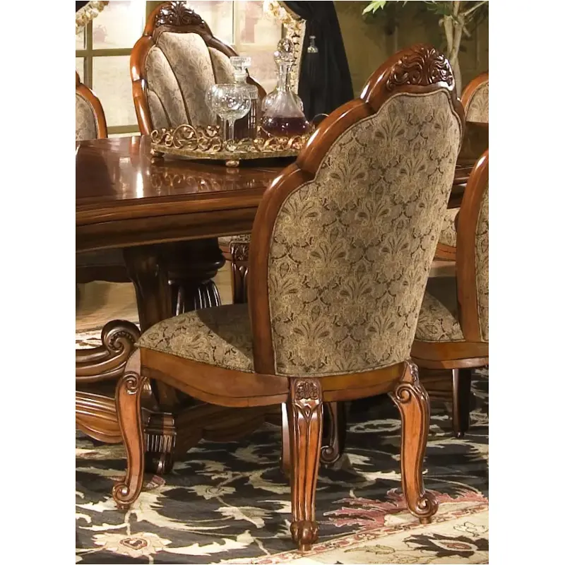 69003-34 Aico Furniture Moulin Rouge Fabric Side Chair