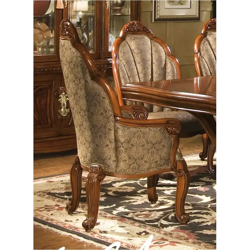 69004-34 Aico Furniture Moulin Rouge Arm Chair Upholstered