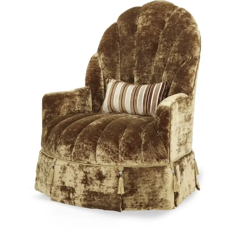 02839-pearl-00 Aico Furniture Palace Gates Shell Chair