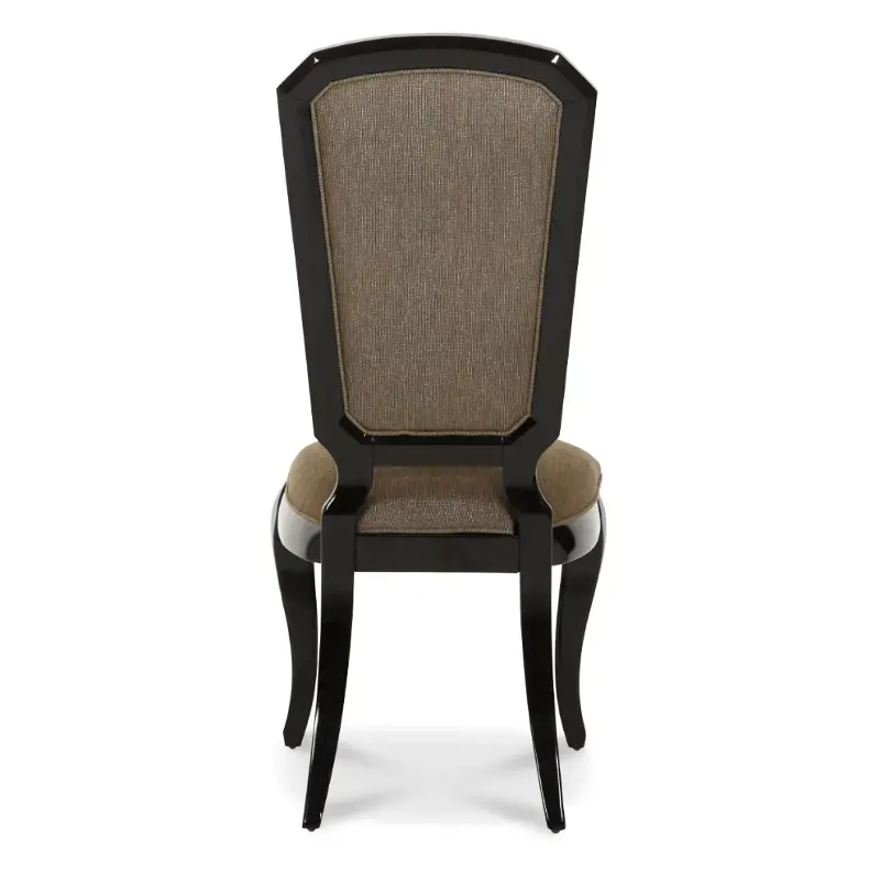 19003-88 Aico Furniture After Eight Side Chair - Black Onyx