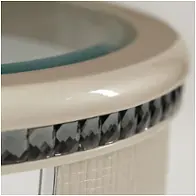 08202-13 Aico Furniture Overture End Table-cristal