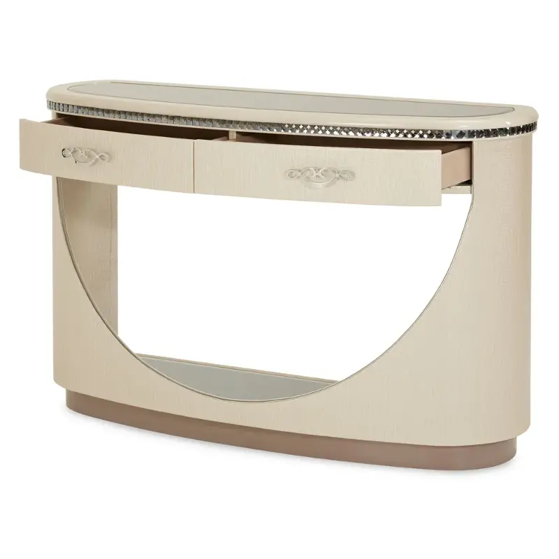 08223-13 Aico Furniture Overture Console Table-cristal