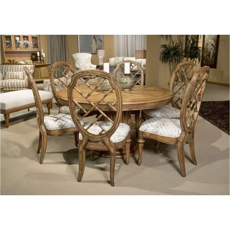 9081001t-109 Aico Furniture Excursions Round Dining Table