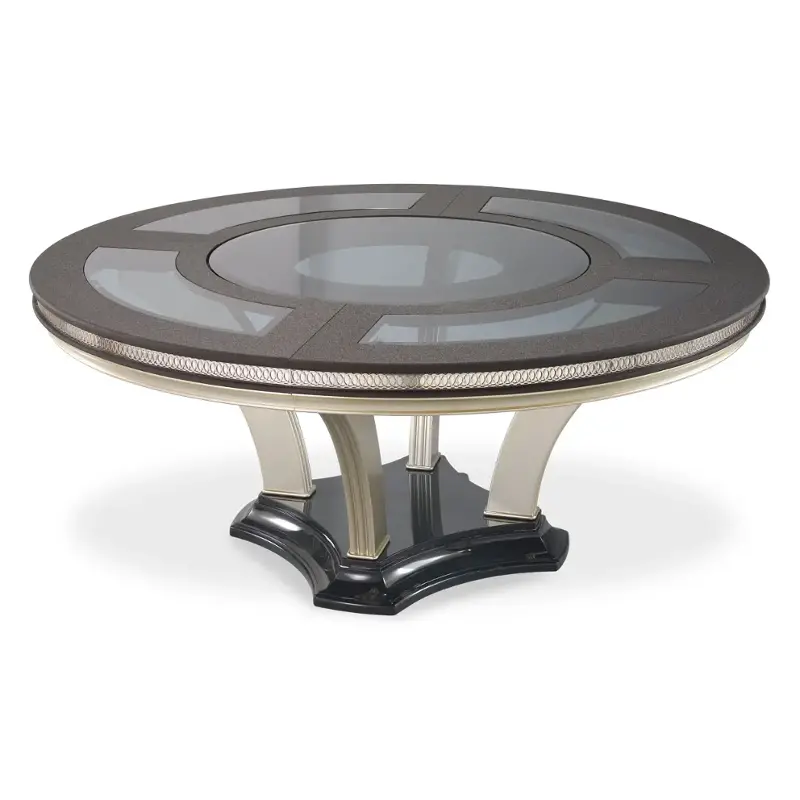 03001t-85 Aico Furniture Hollywood Swank Round Dining Table