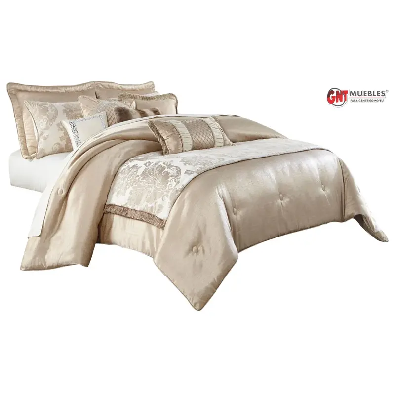 Bcs qs10 plrmo san Aico Furniture Palermo Comforter