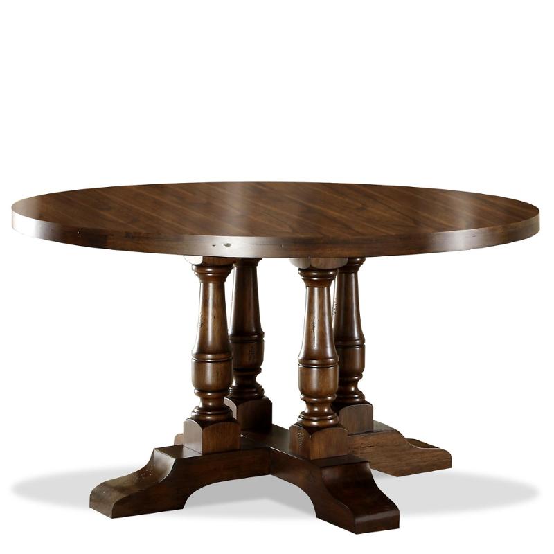 37452 Riverside Furniture Newburgh Round Dining Table-base