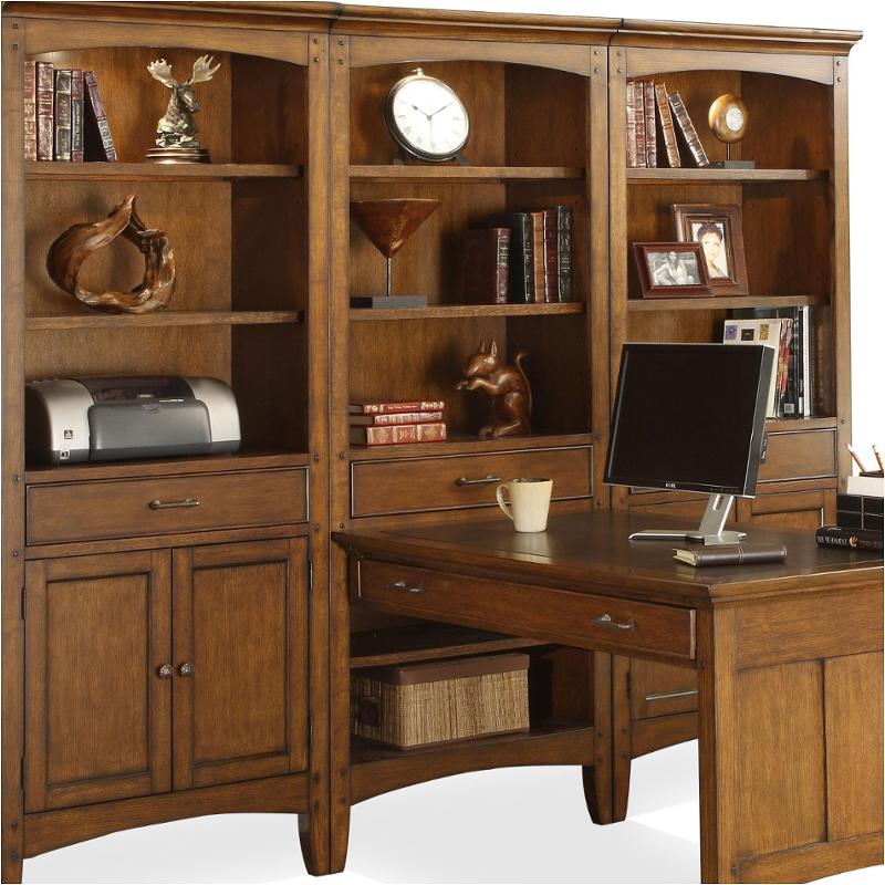 96136 Riverside Furniture Oakton Village Open Bookcase