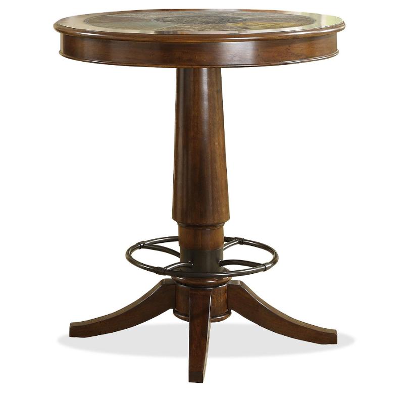 93052 Riverside Furniture Convert-a-height Round Pub Table