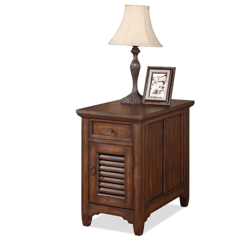 58512 Riverside Furniture Monterey Square Chairside Chest