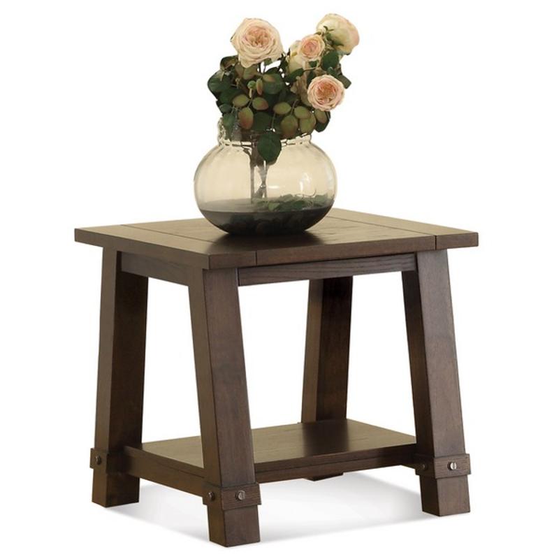 76508 Riverside Furniture Windridge Angle-leg End Table
