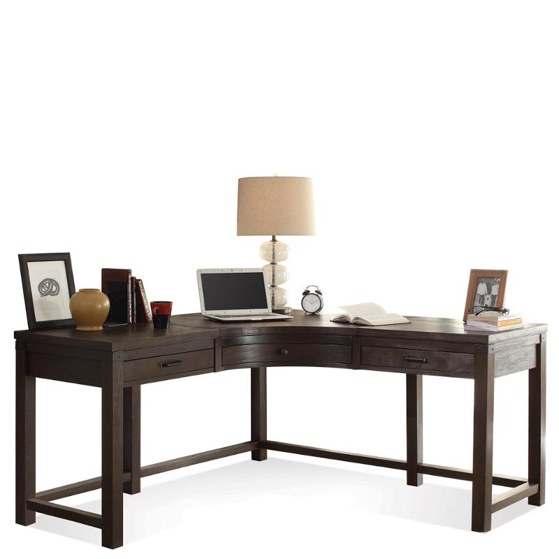 84520 Riverside Furniture Promenade Curved Corner Desk