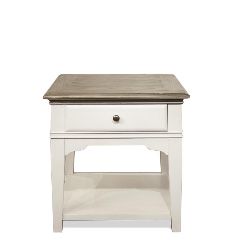 59508 Riverside Furniture Myra Leg End Table