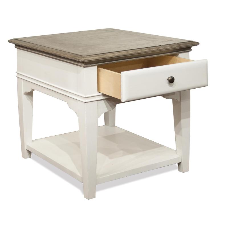 59508 Riverside Furniture Myra Leg End Table