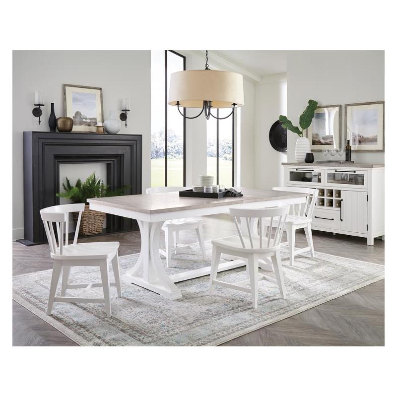 37253 Riverside Furniture Cora Trestle Dining Table
