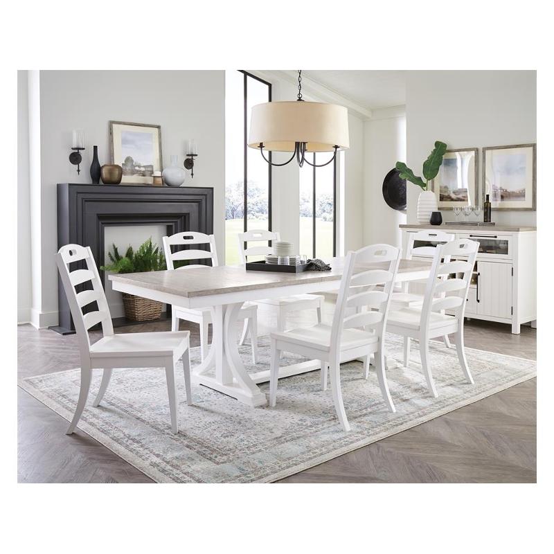 37253 Riverside Furniture Cora Trestle Dining Table