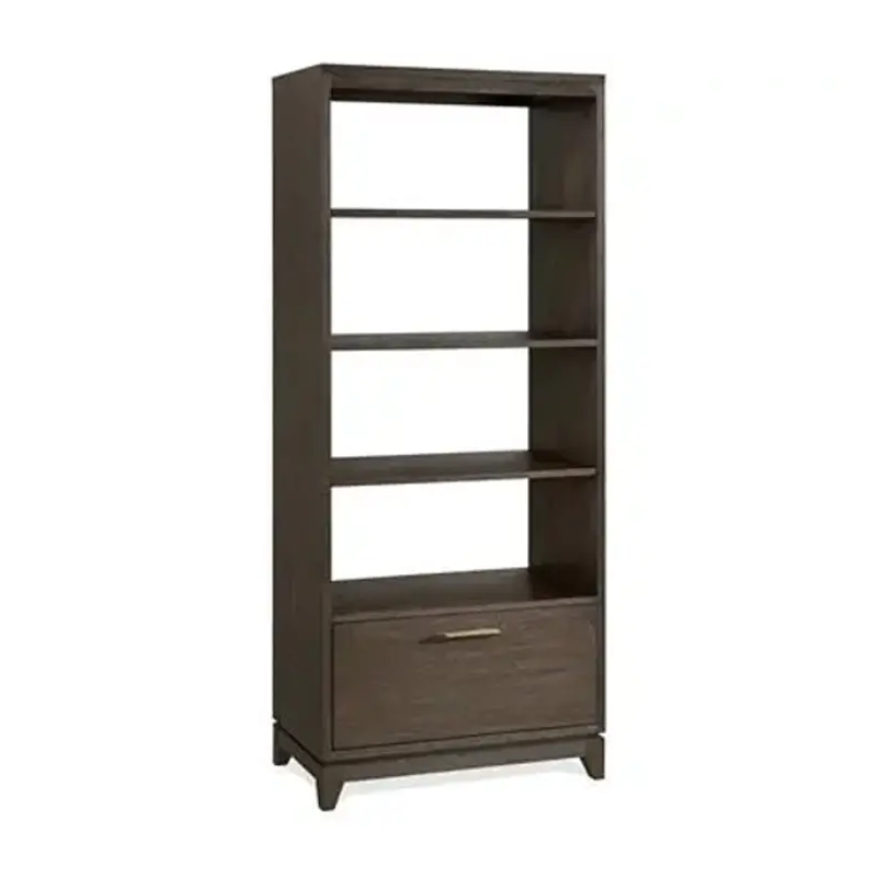 38437 Riverside Furniture Rafferty Umber Drawer Bookcase