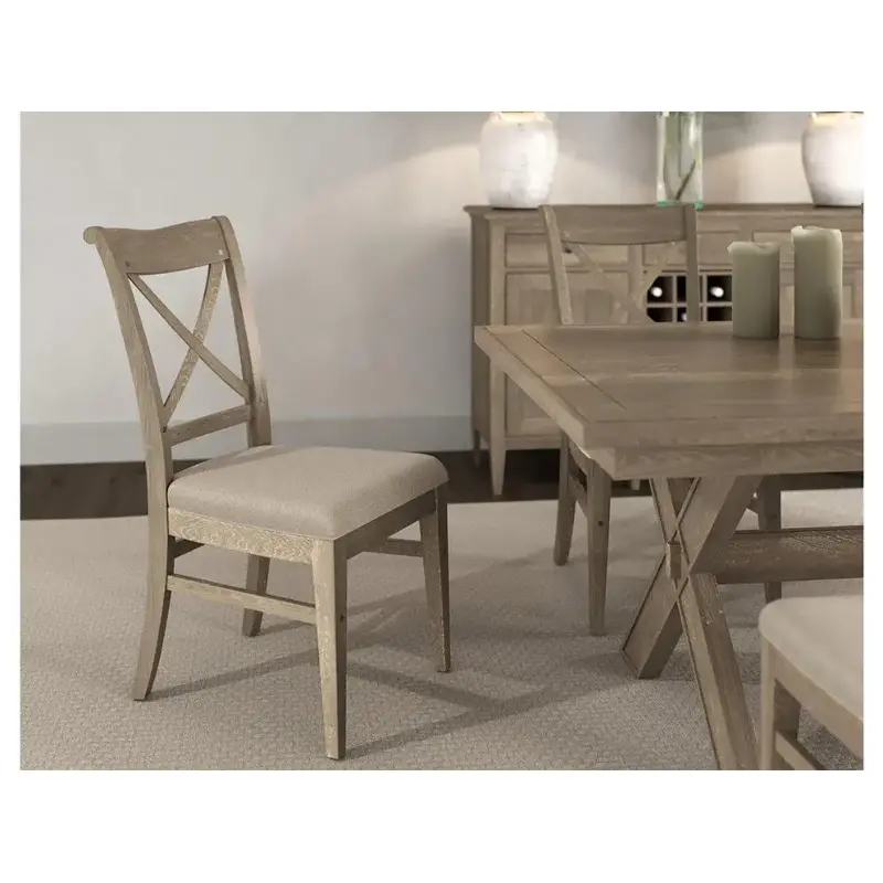 84157 Riverside Furniture Amelia X-back Side Chair 2in