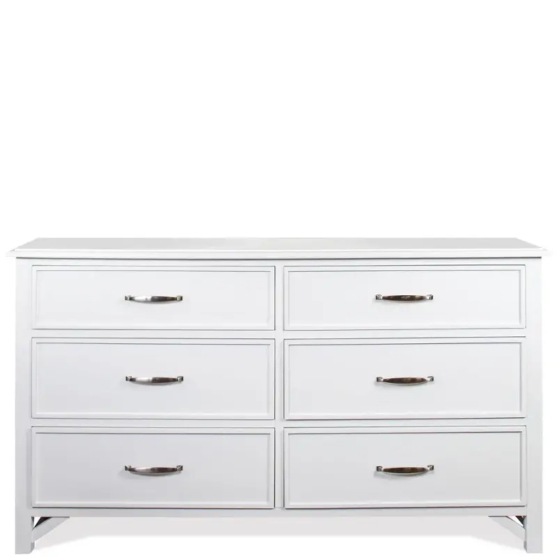 16490 Riverside Furniture Talford Cotton 6-drawer Dresser