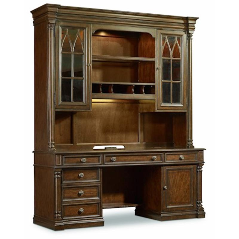 5381-10467 Hooker Furniture Leesburg Computer Credenza Hutch