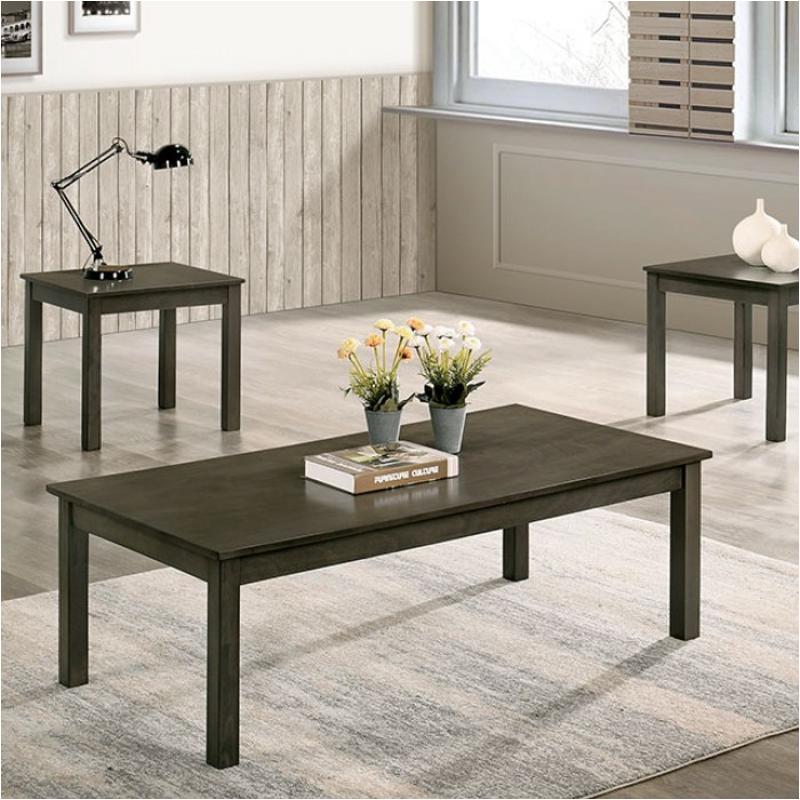 Cm4149gy Furniture Of America 3 Pc. Coffee Table Set - Gray