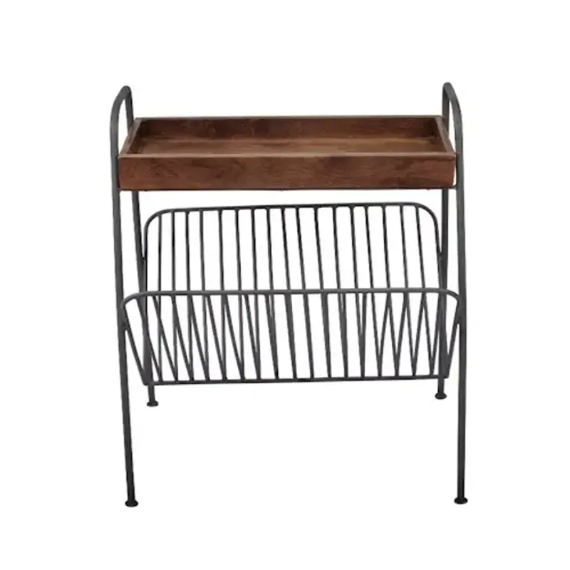 1730-32 Jofran Furniture Magazine Rack Chairside Table
