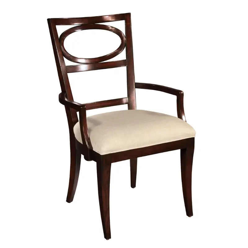 23124 Howard Miller Central Park Arm Chair Oval Back