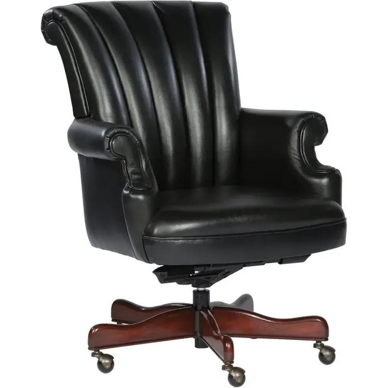 79251b Howard Miller Executive Tilt Swivel Chair Black